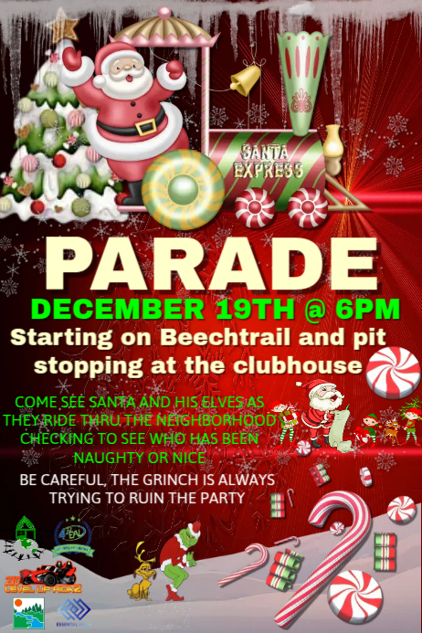 Christmas Parade Event Template | PosterMyWall