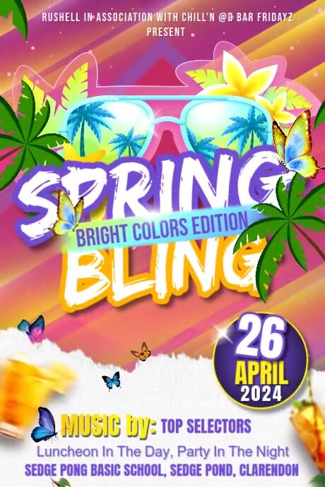 Spring Break Party | PosterMyWall