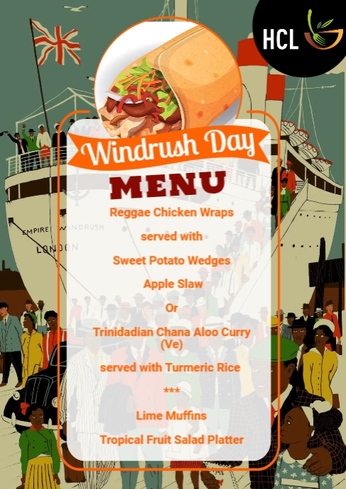Copy of Windrush Menu | PosterMyWall