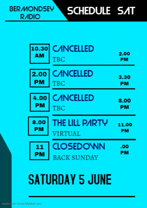 Copy of Copy of Schedules Flyer Template | PosterMyWall