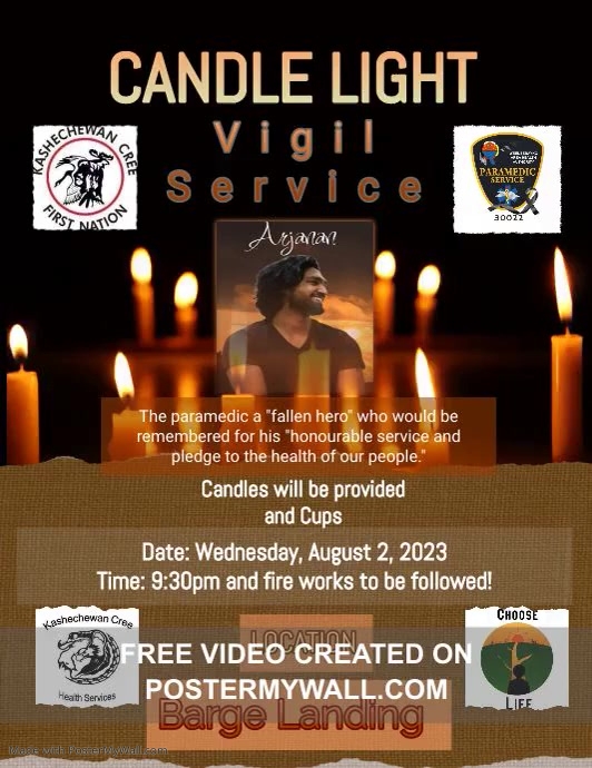 Candle light Service | PosterMyWall