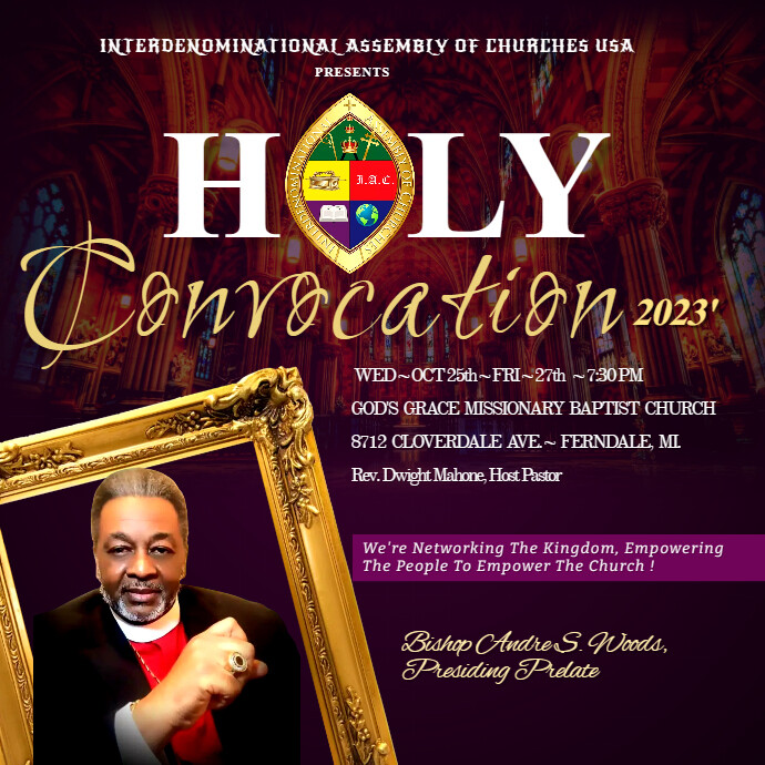 holy convocation (1) | PosterMyWall
