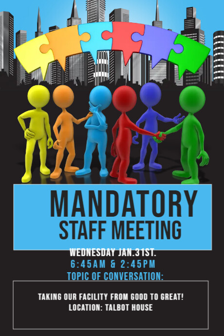 Town Hall Meeting Poster | PosterMyWall