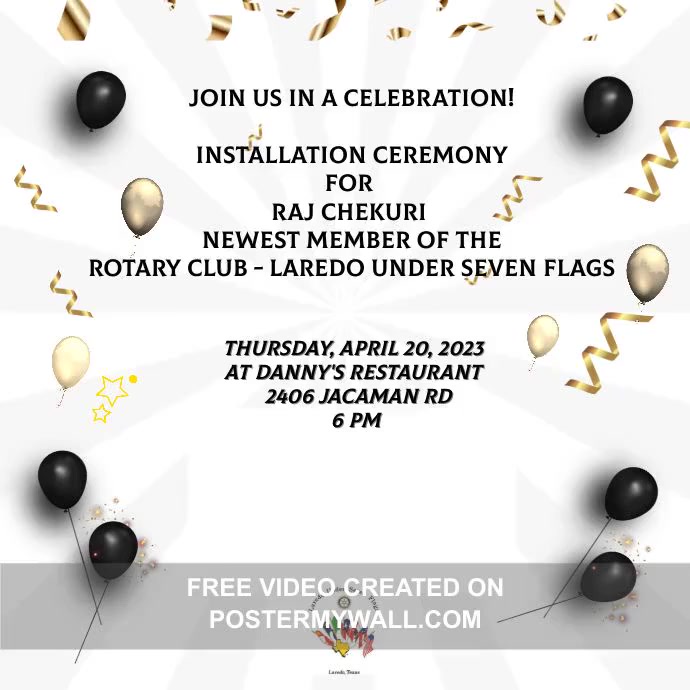 Raj New Member Installation | PosterMyWall