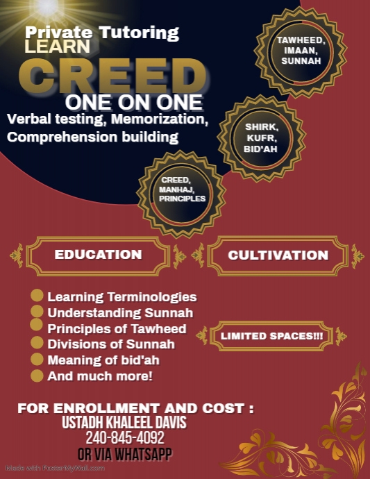 Copy of Learn Quran Online Class poster flyer | PosterMyWall