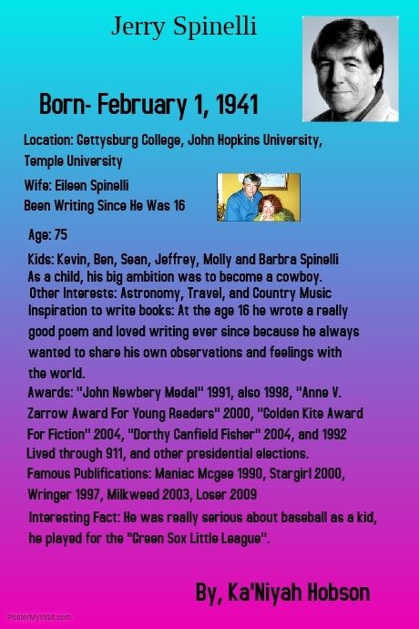 Jerry Spinelli | PosterMyWall