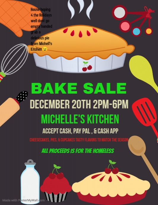 Copy of Bake Sale Template | PosterMyWall