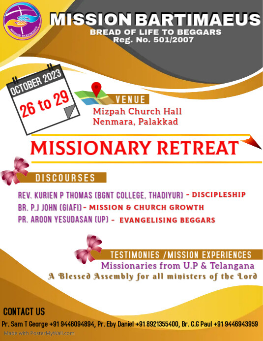 MISSION FLYER | PosterMyWall