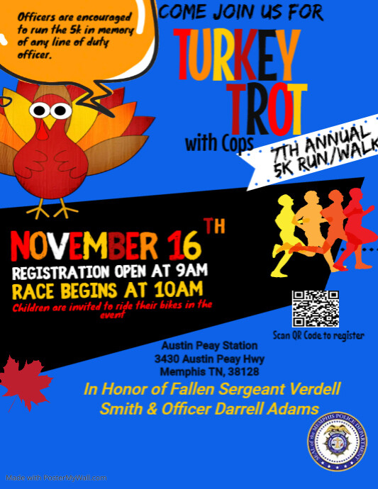 Turkey Trot Flyer | PosterMyWall