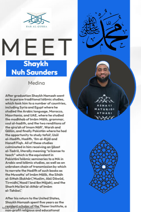 Copy of Meet Shaykh Ali Elsayed (2) | PosterMyWall