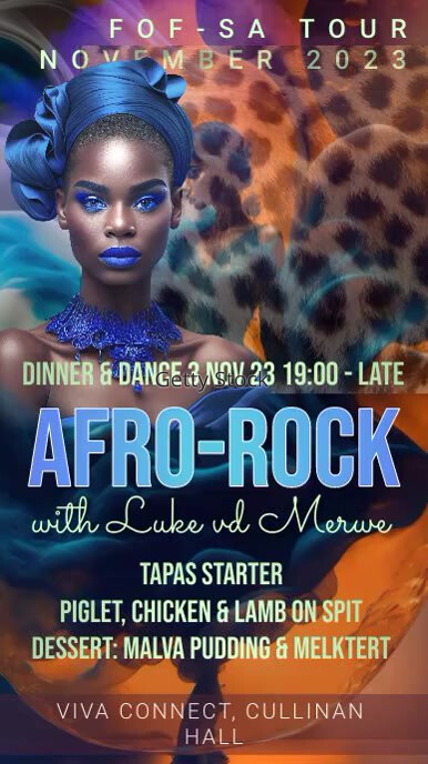 Afro Beats Night Party Instagram | PosterMyWall