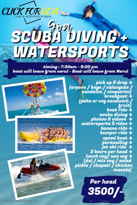 Copy of Scuba Diving Flyer Design Template | PosterMyWall