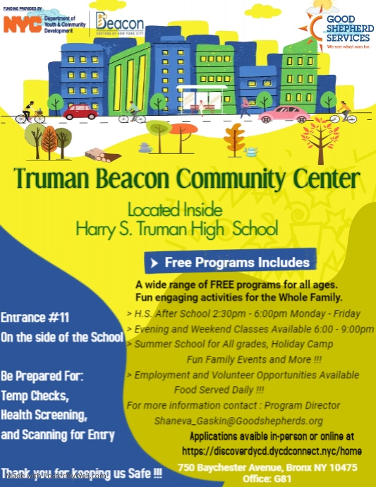 Truman Community Flyer Front | PosterMyWall