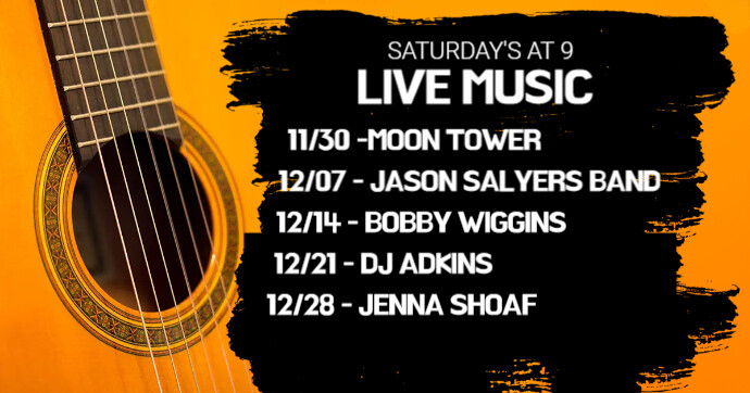 LIVE MUSIC - NOV | PosterMyWall