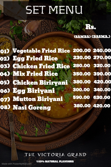 Copy of Curry menu | PosterMyWall
