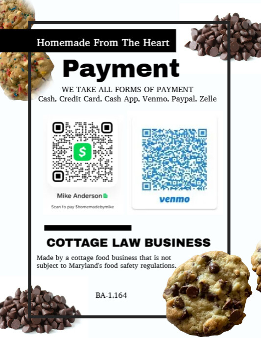 White Sunday Bake Sale Flyer (1) | PosterMyWall