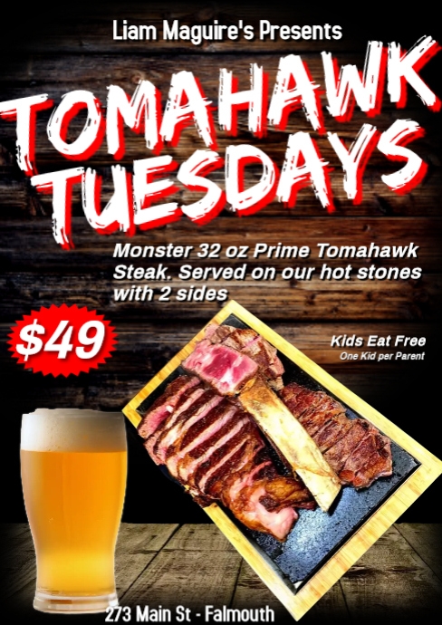 Steak Night | PosterMyWall