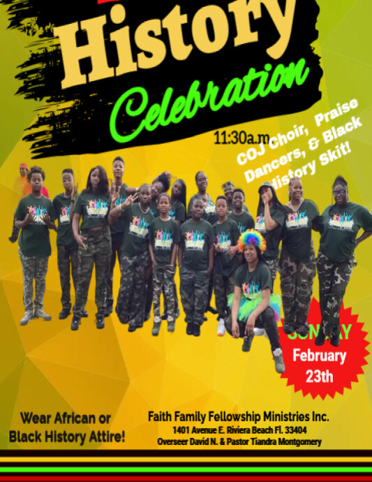 event, black history month | PosterMyWall