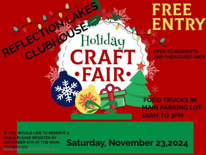 Christmas Craft Fair | PosterMyWall