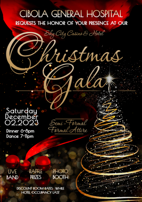 Christmas Gala Invitation Template | PosterMyWall