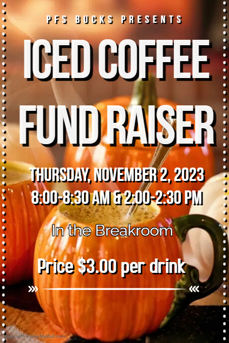 Template fall pumpkin spice latte | PosterMyWall