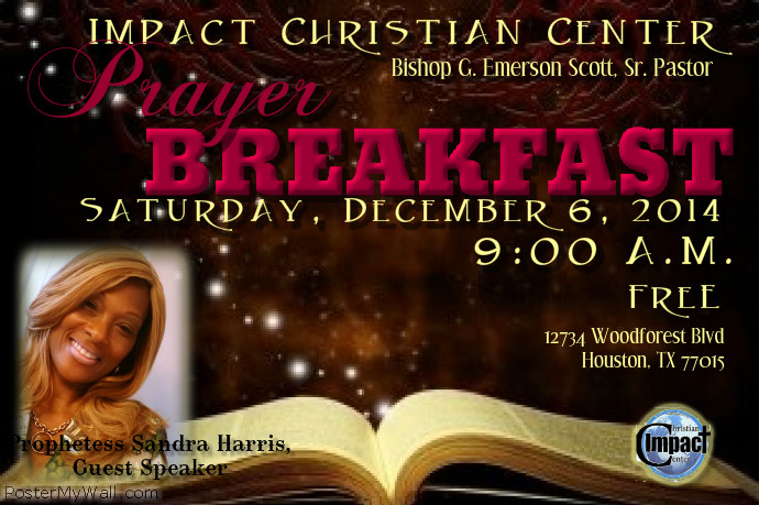 Prayer Breakfast this Saturday | PosterMyWall
