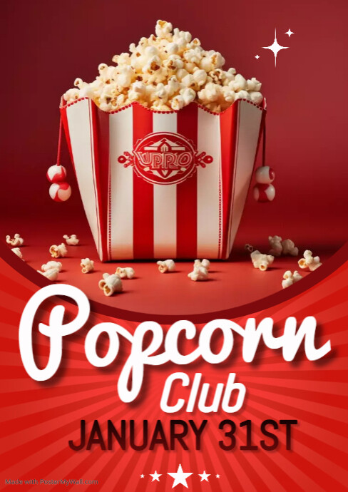popcorn template | PosterMyWall