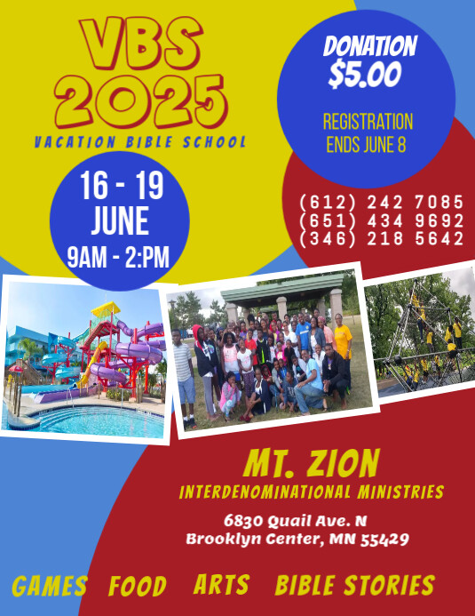 Vacation Bible School Flyer | PosterMyWall
