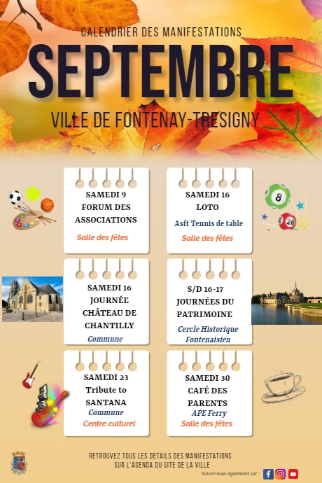 September Fall Upcoming Event Flyer | PosterMyWall