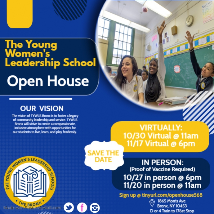 TYWLS Open House 2021 | PosterMyWall