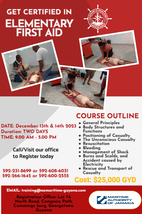 Elementary First Aid Training Flyer (1) | PosterMyWall