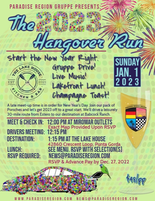 Hangover Run Jan 1 2022 (1) | PosterMyWall