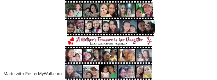 Film Strip Collage Photo Template | PosterMyWall