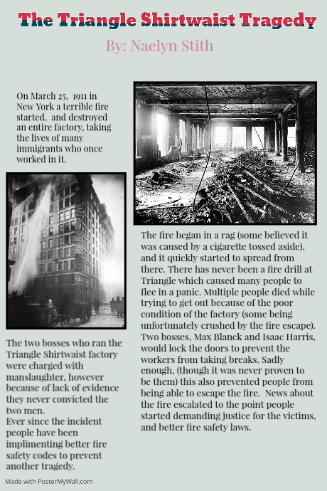 The Triangle Shirtwaist Tragedy | PosterMyWall