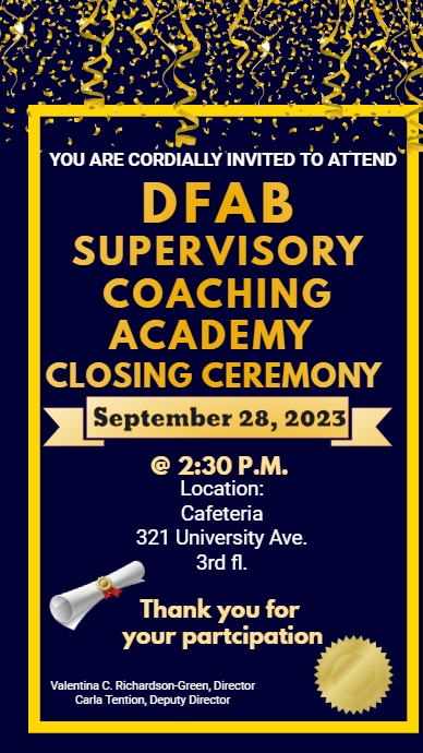 SCA Workshop closing ceremony | PosterMyWall