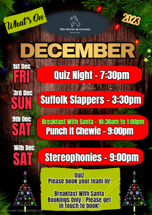 December 2023 | PosterMyWall