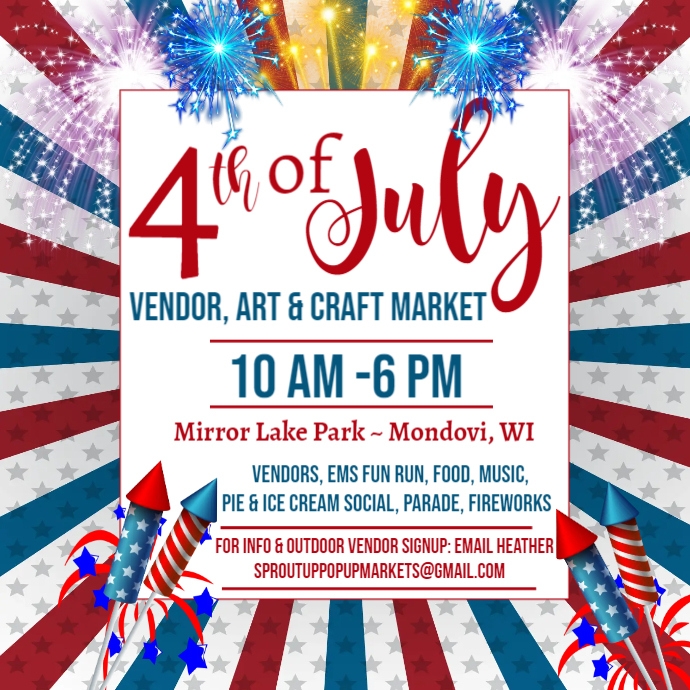 4th of July Vendor Post | PosterMyWall
