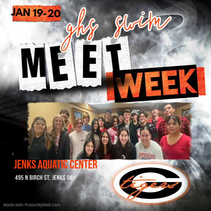 JENKS SWIM | PosterMyWall