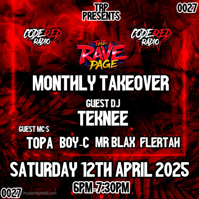 Red Party Flyer | PosterMyWall