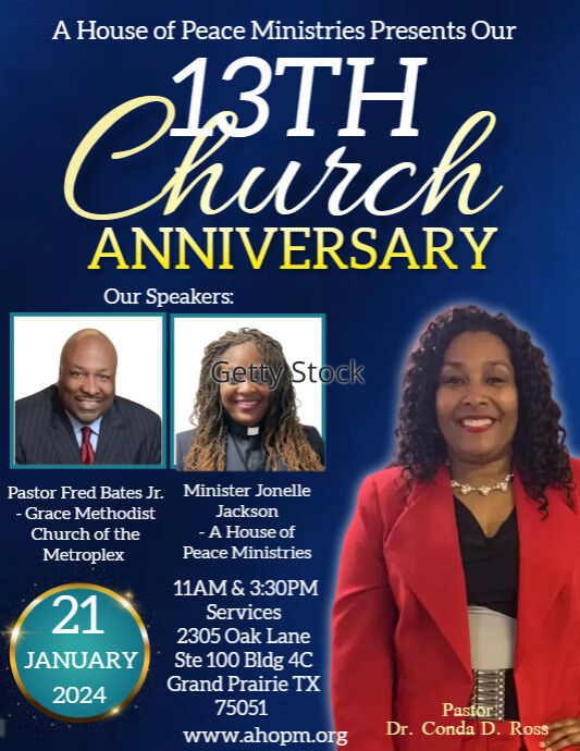 Church Anniv Draft 1 | PosterMyWall