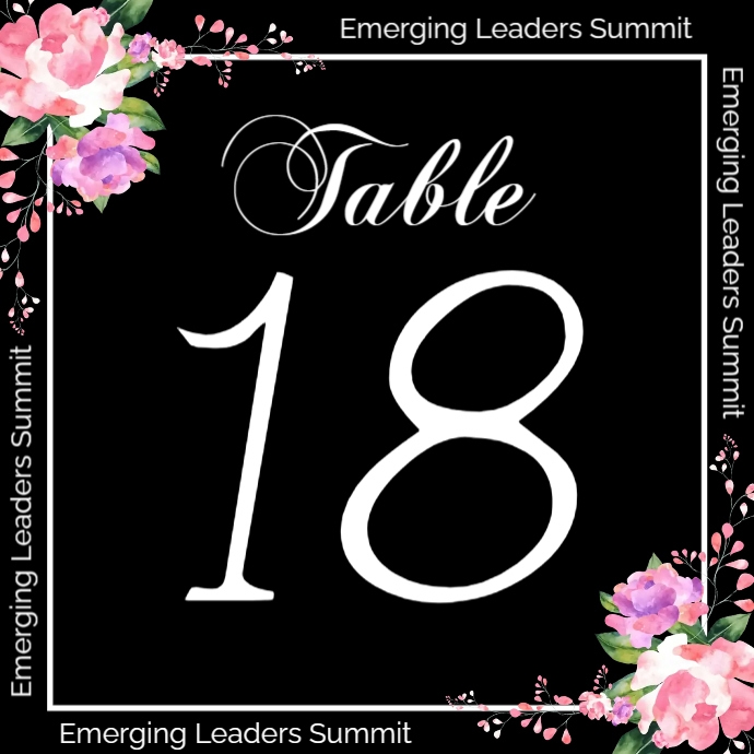 Copy of ELS Table#18 | PosterMyWall