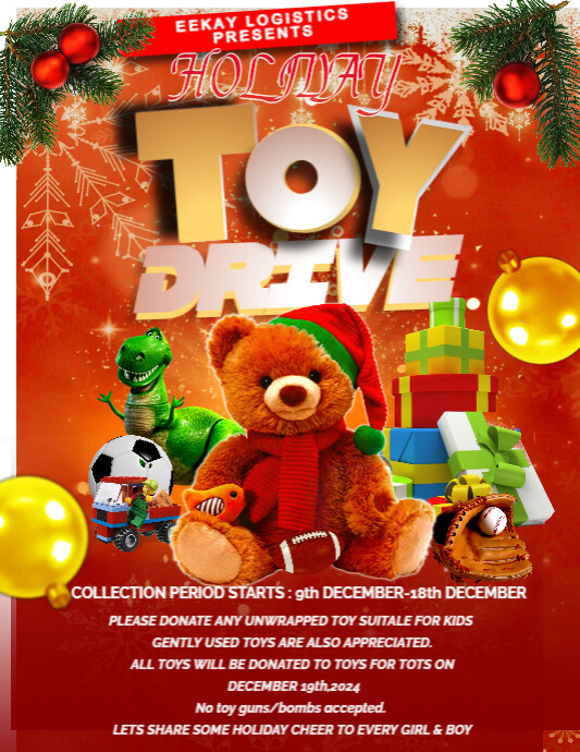 toy drive | PosterMyWall
