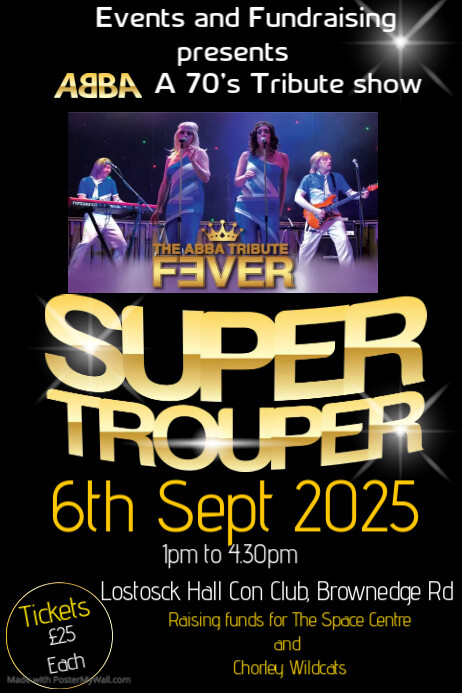 ABBA TRIBUTE SHOW Poster | PosterMyWall