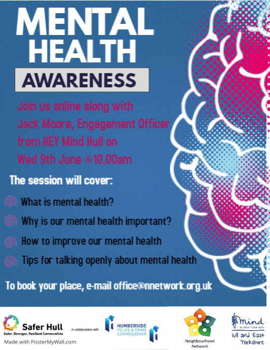 Copy of HEY Mind mental health awareness | PosterMyWall