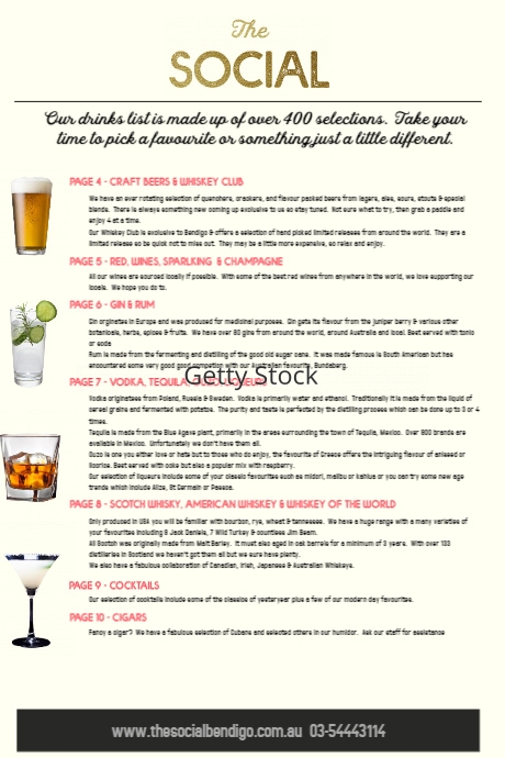 SOCIAL DRINK SUMMARY | PosterMyWall