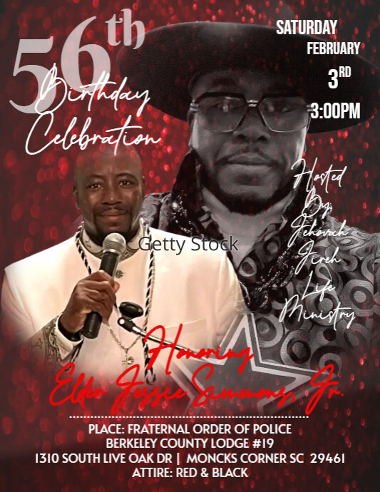 Copy of JJLM 56th Birthday Celebration - Sample 1 | PosterMyWall