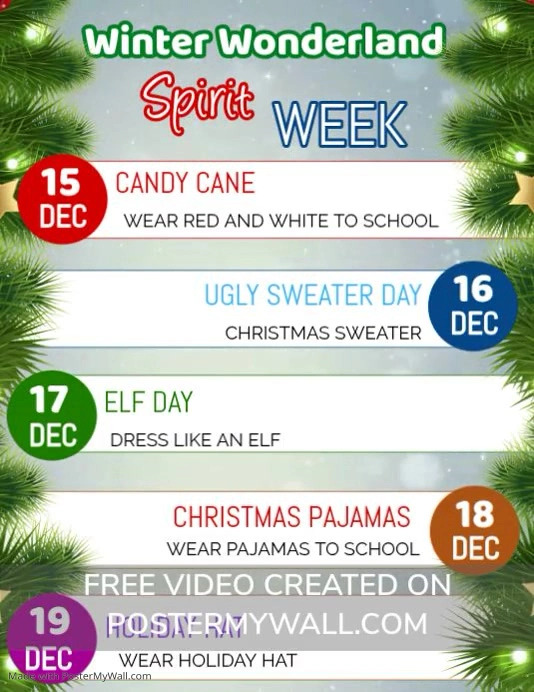 spirit week | PosterMyWall