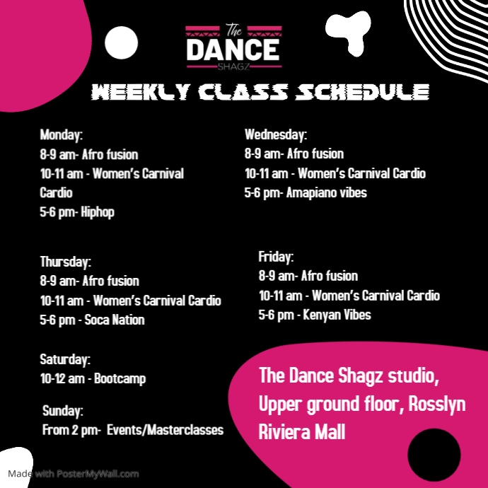 THE DANCE SHAGZ POSTER 1 | PosterMyWall