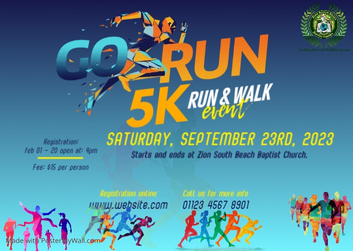 Go Run Event Ad | PosterMyWall