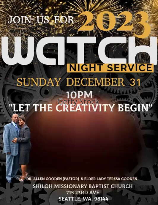 Watch Night Flyer | PosterMyWall